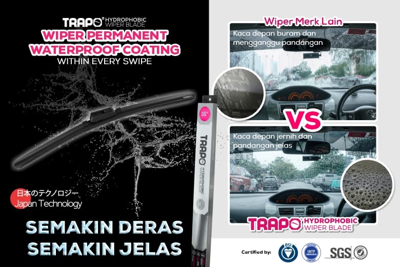 Fiturnya Inovatif, Trapo Wiper Permanent Waterproof Coating Jadi Wiper ...