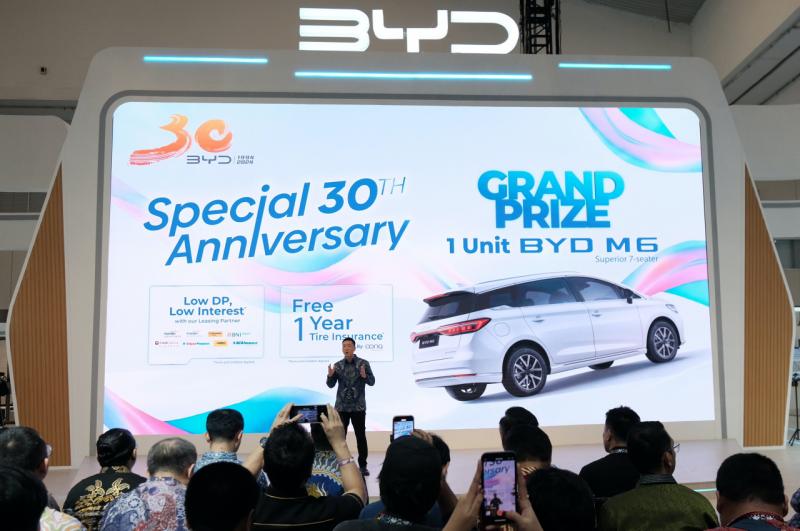 Selama Lima Bulan, BYD Sukses Jual 13.000 Unit Mobil listrik di Indonesia