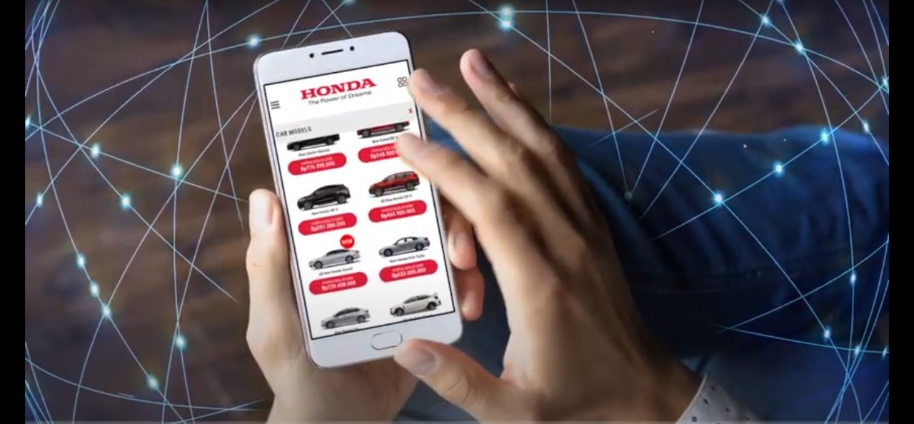 Pertama di Indonesia, Honda Tampil di Pameran Mobil Virtual
