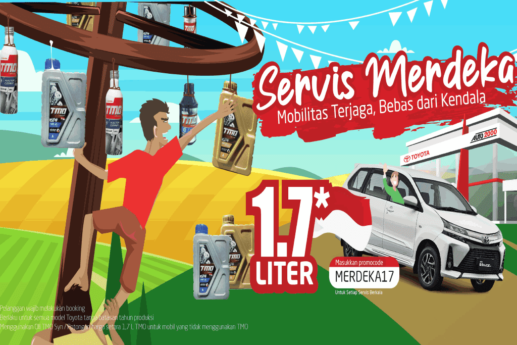 Promo Servis Merdeka Auto2000; Kendaraan Toyota Bebas Masalah, Biaya ...